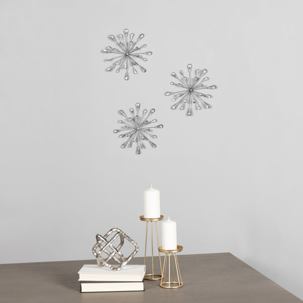 Mercer41 3 Piece Acrylic Burst Wall Décor Set & Reviews | Wayfair