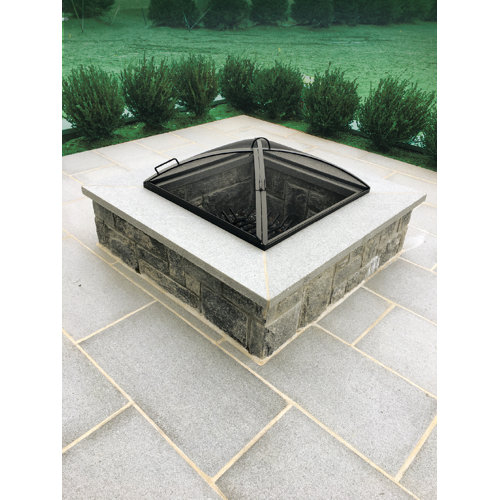 Master Flame Stainless Steel Square Fire Pit Spark Screen | Wayfair
