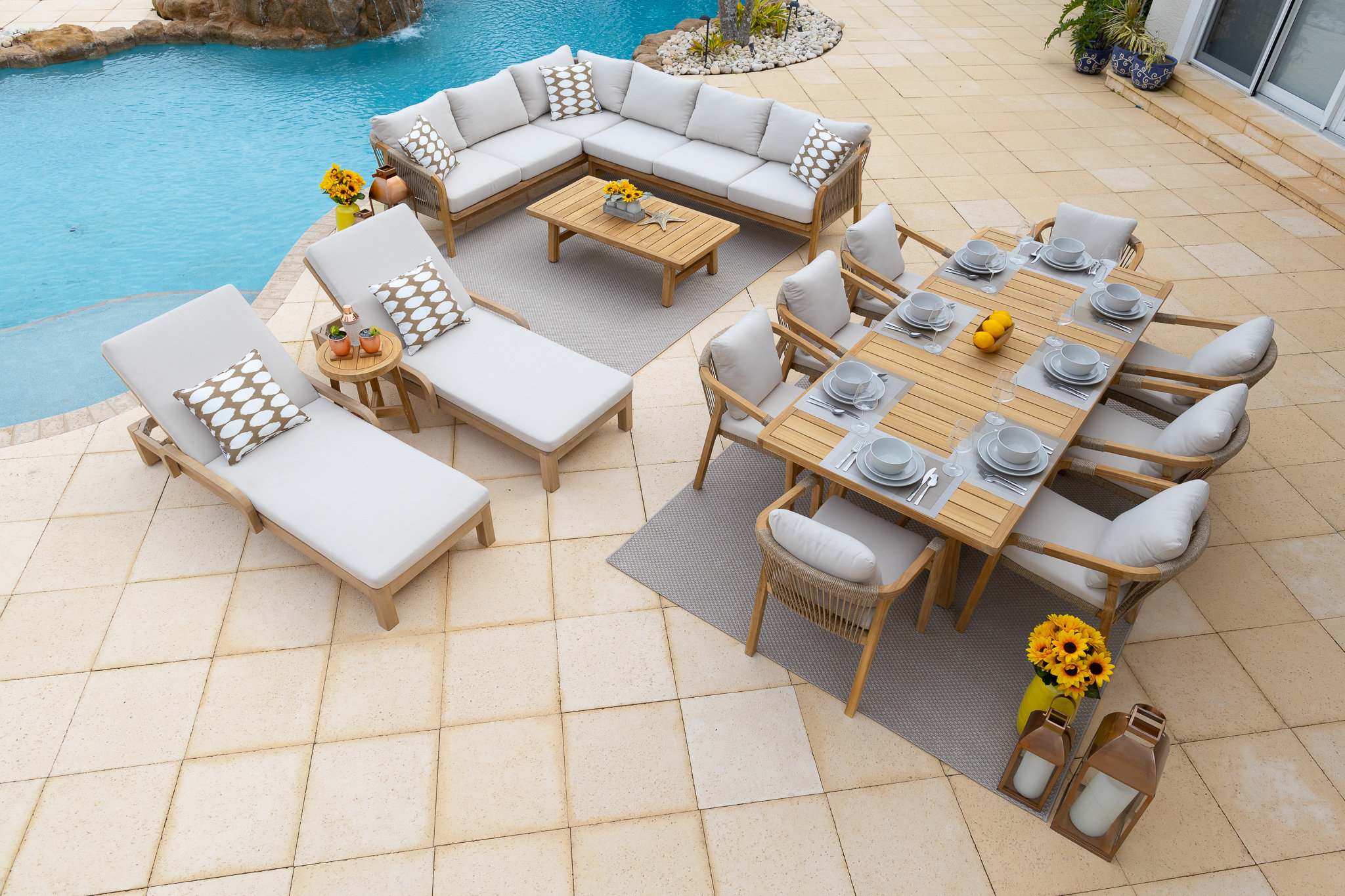 Corrigan Studio® Darnasia Lounge Seating Group with Cushions | Wayfair