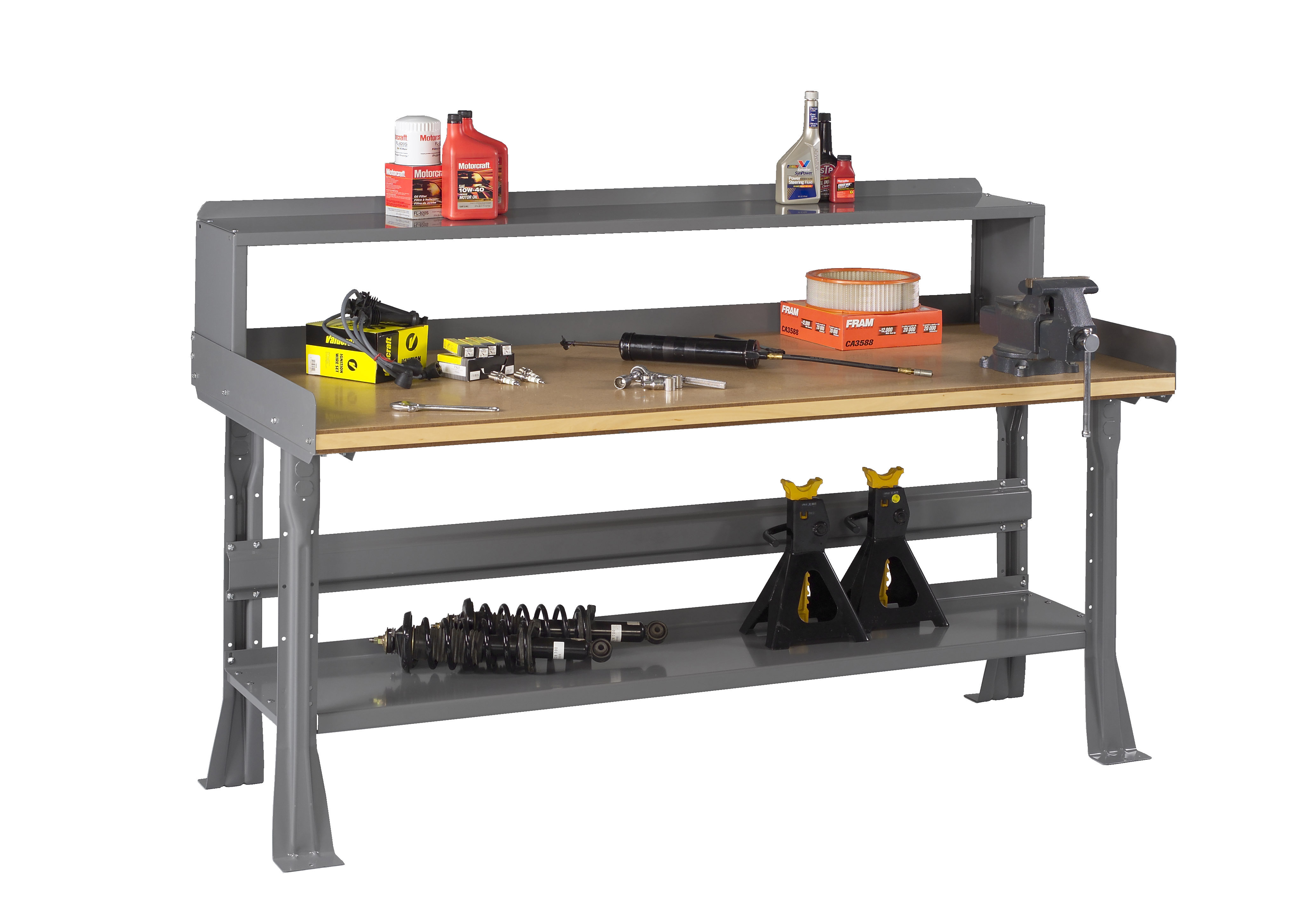 Tennsco Wood Top Workbench | Wayfair