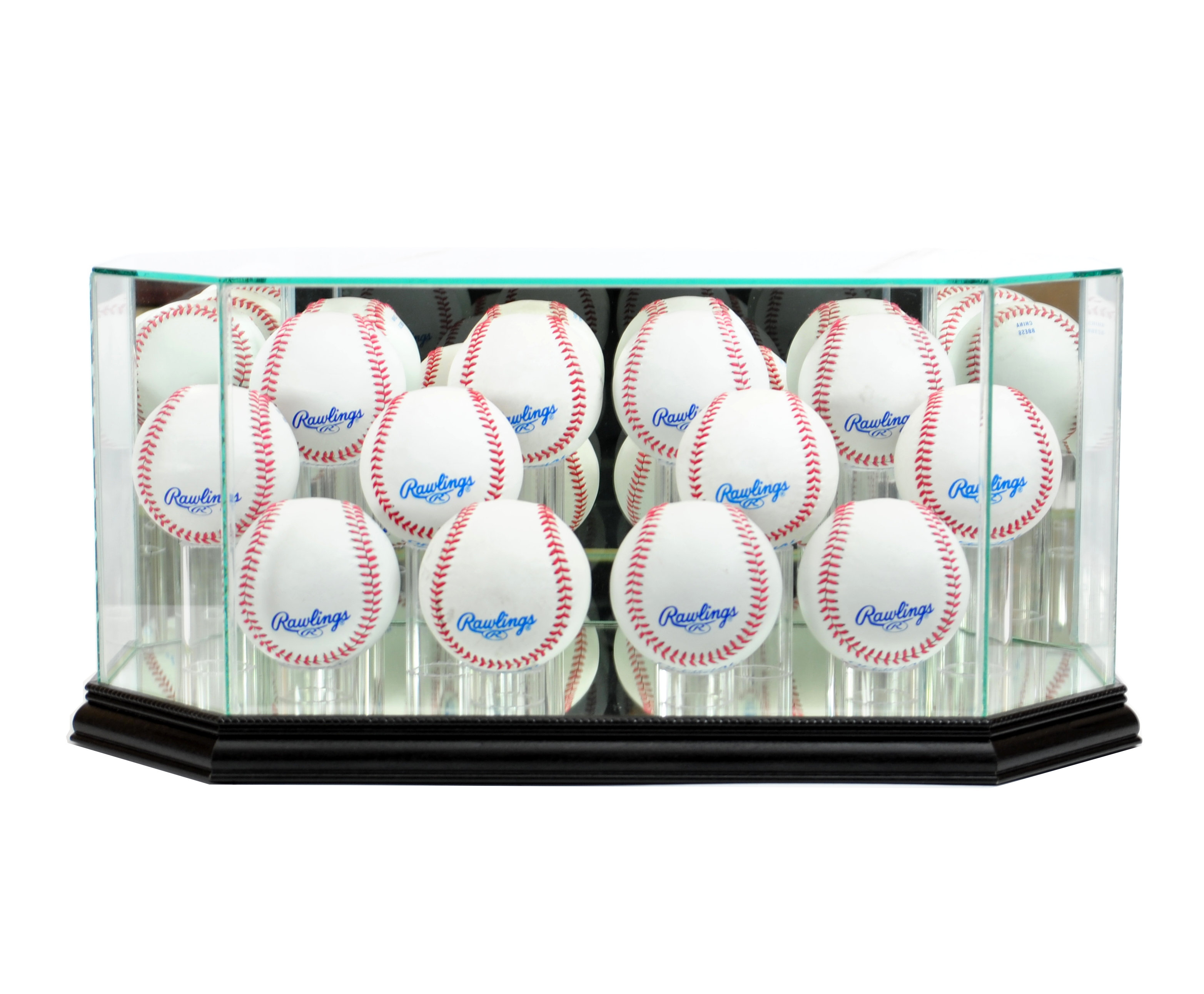 Perfect Cases And Frames 17'' x 8'' Glass Baseball Ball Display Case ...