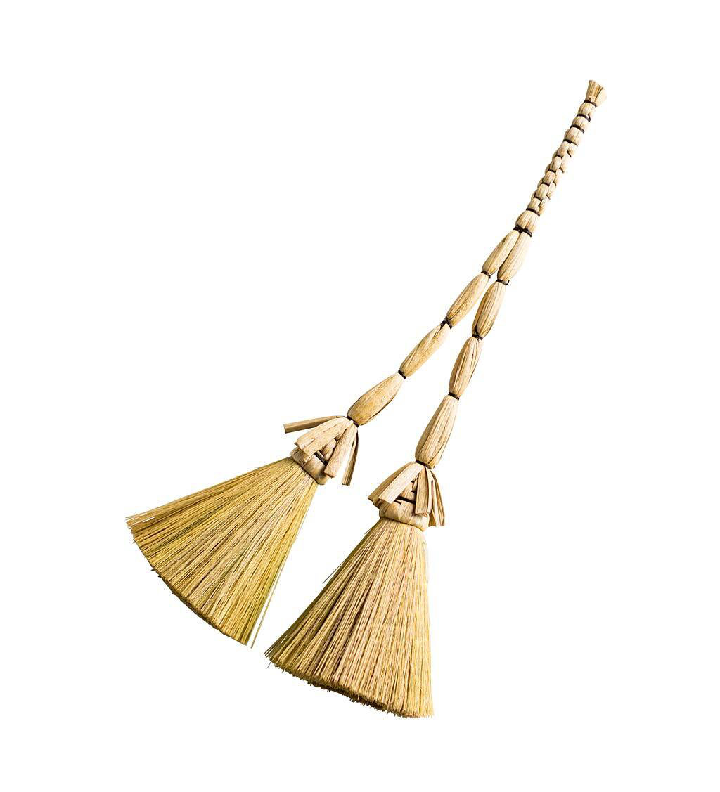 Bay Isle Home Totterdown Spit Twin Grass Counter Hand-Brooms | Wayfair