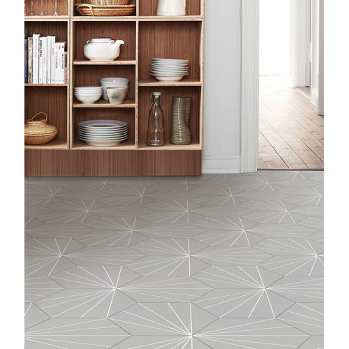 FloorPops Vers 10" x 9" x 25mm Vinyl Tile | Wayfair