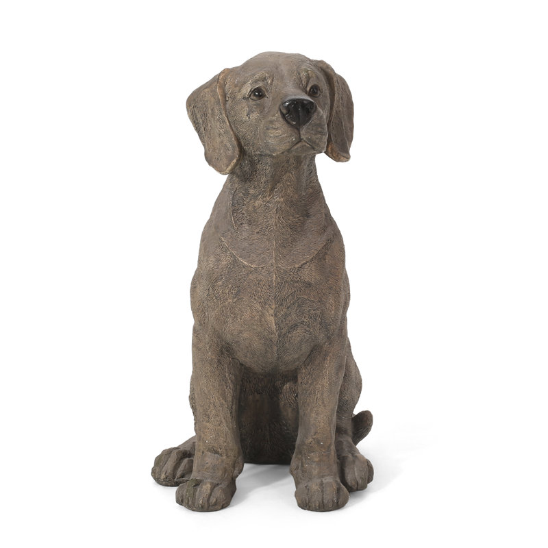 Red Barrel Studio® Outdoor Dog Garden Statue & Reviews | Wayfair