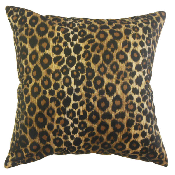 The Pillow Collection Animal Print Cushion Cover | Wayfair.co.uk