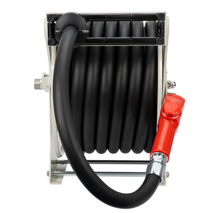 Domccy® Fuel Hose Reel 1" x 50' Spring Driven Retractable Diesel Hose ...