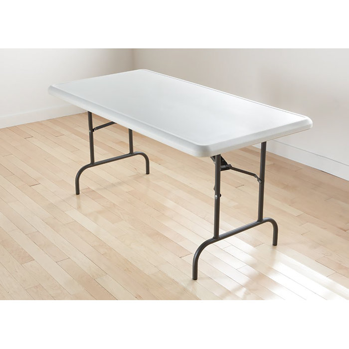 Iceberg Enterprises Plastic Rectangular Portable Folding Table ...