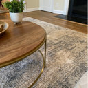 17 Stories Jackeline Power Loom Gray/Ivory Rug | Wayfair