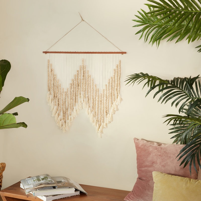AllModern Fabric/Wood Wall Hanging with Rod & Reviews | Wayfair