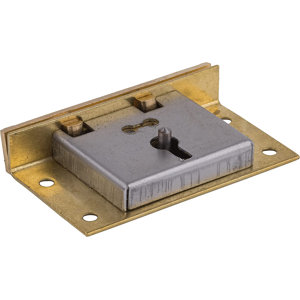 UNIQANTIQ HARDWARE SUPPLY Extra Large Brass Half Mortise Chest or Box ...