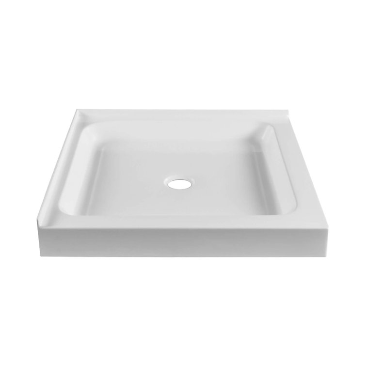 Fine Fixtures 32" W x 32" D Double Shower Base | Wayfair