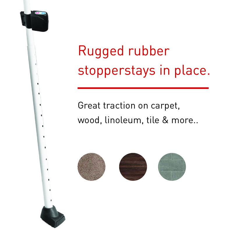 Security Man SecurityMan 3-in-1 Door Stopper/Door Knob Jammer, Sliding ...