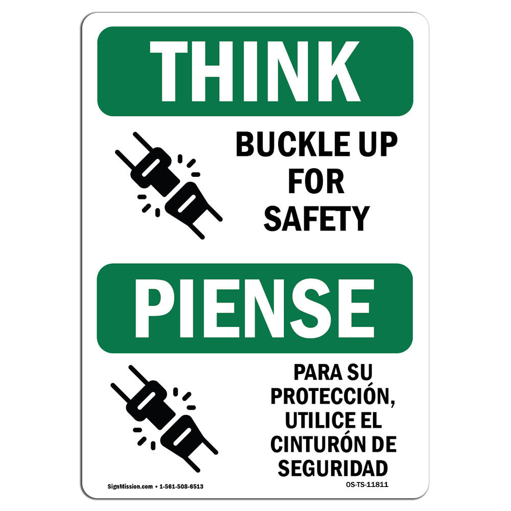 SignMission Buckle Up For Safety Sign | Wayfair