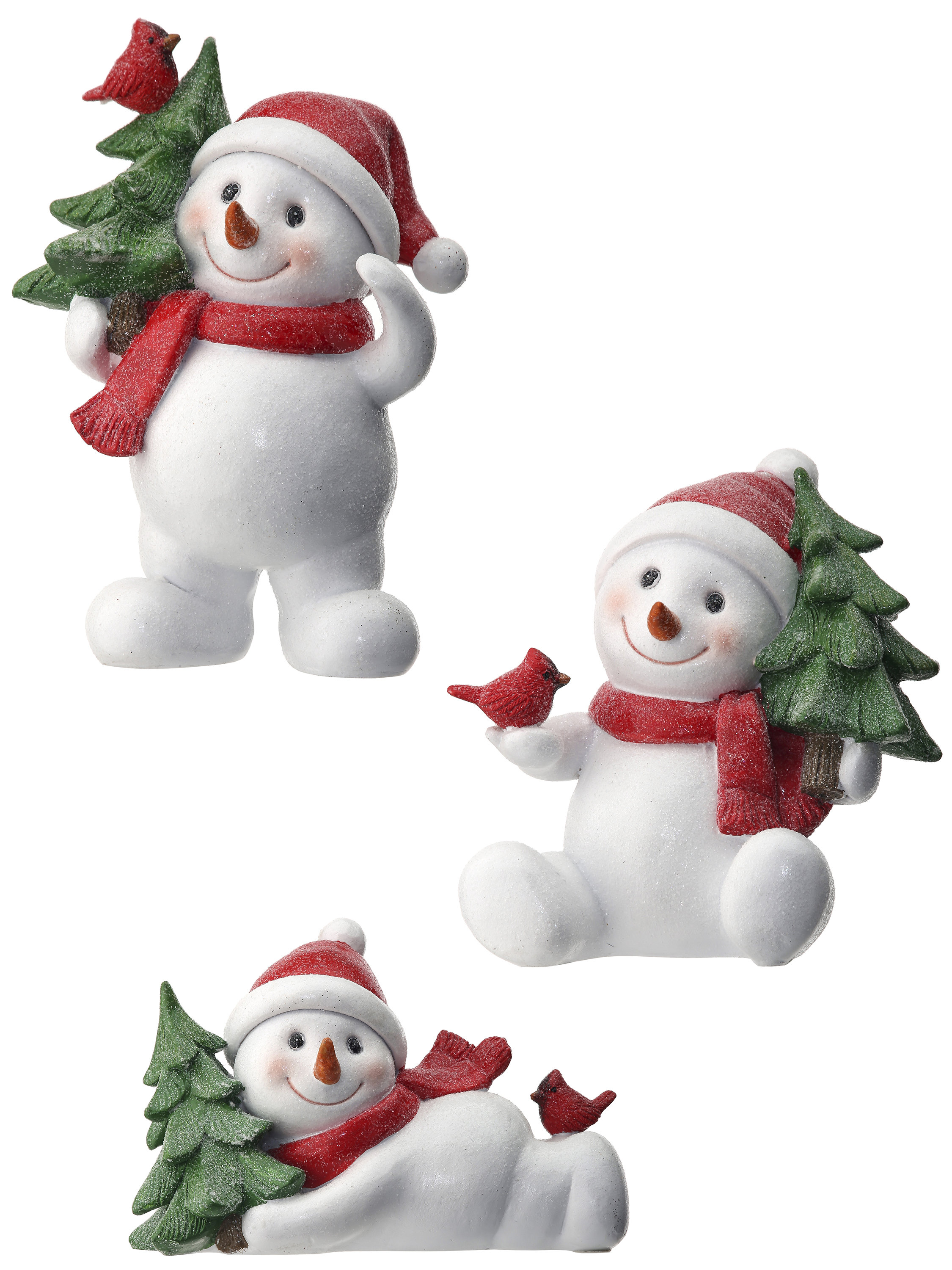 Regency International 3 Piece Playful Snowman Set | Wayfair