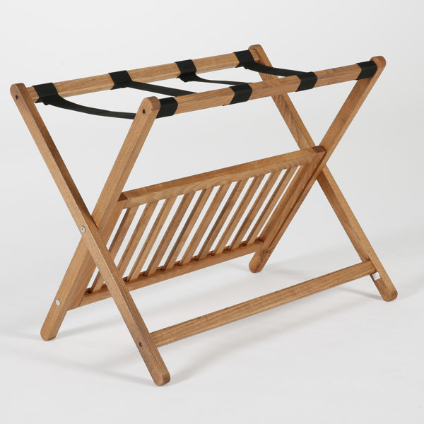 MT Displays Beech Wood Luggage Rack | Wayfair