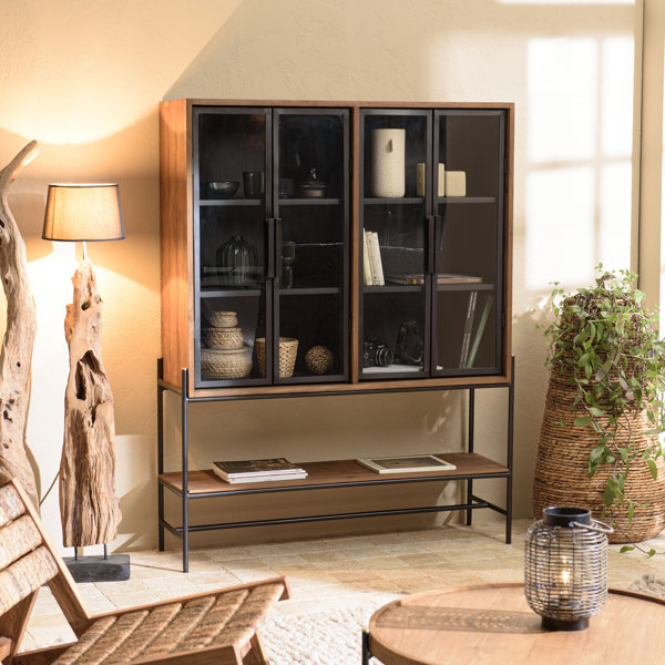 Williston Forge Aakin 124Cm Wide Teak Solid Wood Sideboard | Wayfair.co.uk