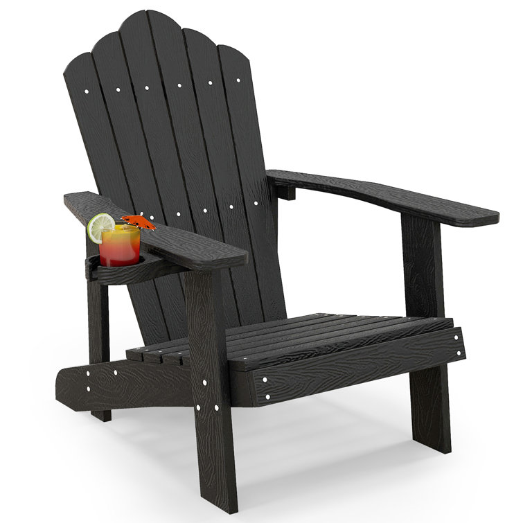 Highland Dunes Gumbert Plastic/Resin Adirondack Chair | Wayfair