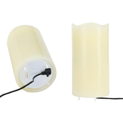 Wrought Studio Rotating Star Projector Unscented Flameless Candle ...