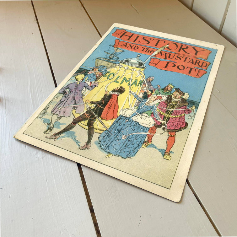 East Urban Home Colmans Mustard History of Mustard Pot Metal Wall Décor ...