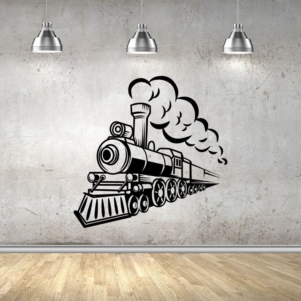 Mason & Marbles Toy Train Railway Kid Wall Decal | Wayfair