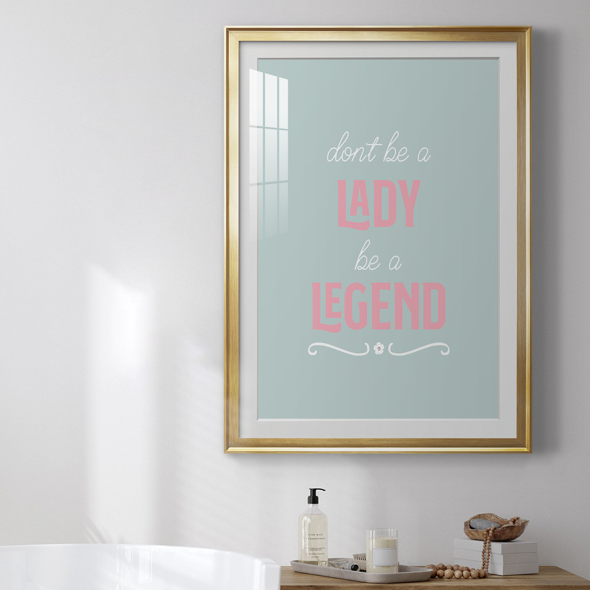 Trinx Lady Legend Lady Legend - Picture Frame Textual Art | Wayfair