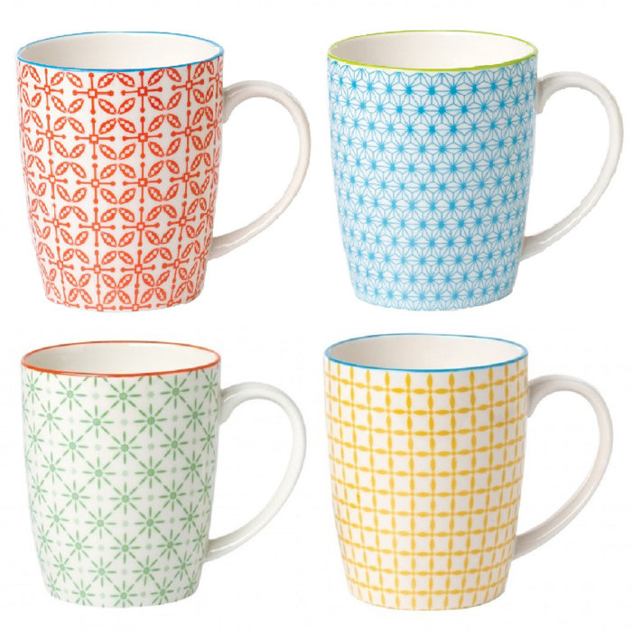 Wrought Studio Ayansh 4 Piece Coffee Mug Set & Reviews | Wayfair