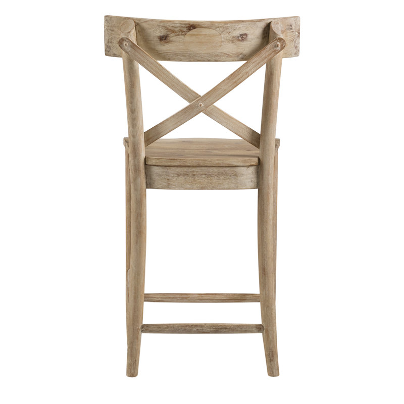 Sand & Stable Eugley Solid Wood Bar & Counter Stool & Reviews | Wayfair