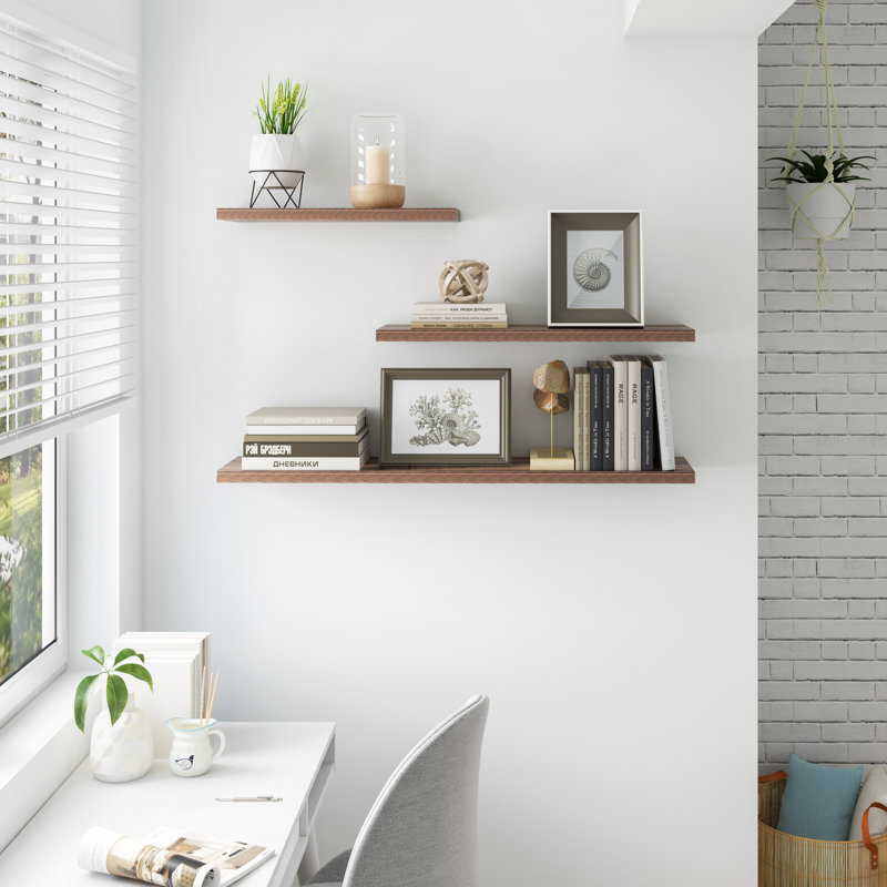 mylotus-home 3 Piece Floating Shelf | Wayfair