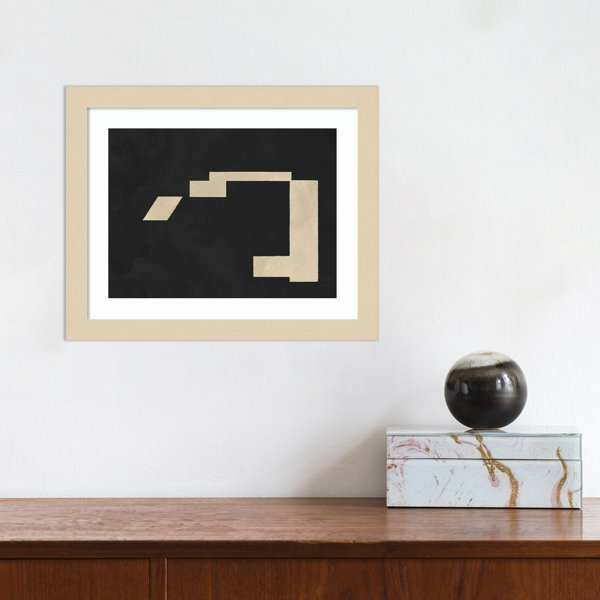 Joss & Main Quadrate Abstract IV by Jacob Green Wood Framed Wall Art ...