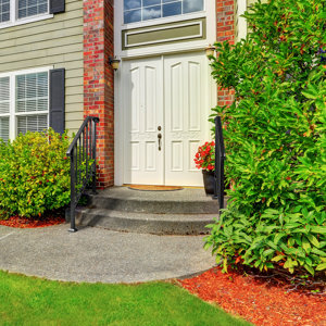 Red Barrel Studio® Fegley Metal Handrail Stair Railing & Reviews | Wayfair