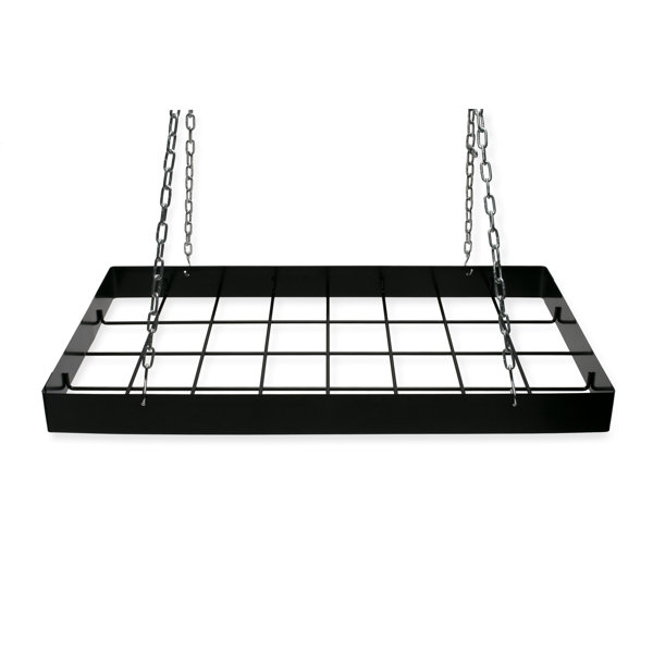 Prep & Savour Rectangular Hanging Pot Rack & Reviews | Wayfair
