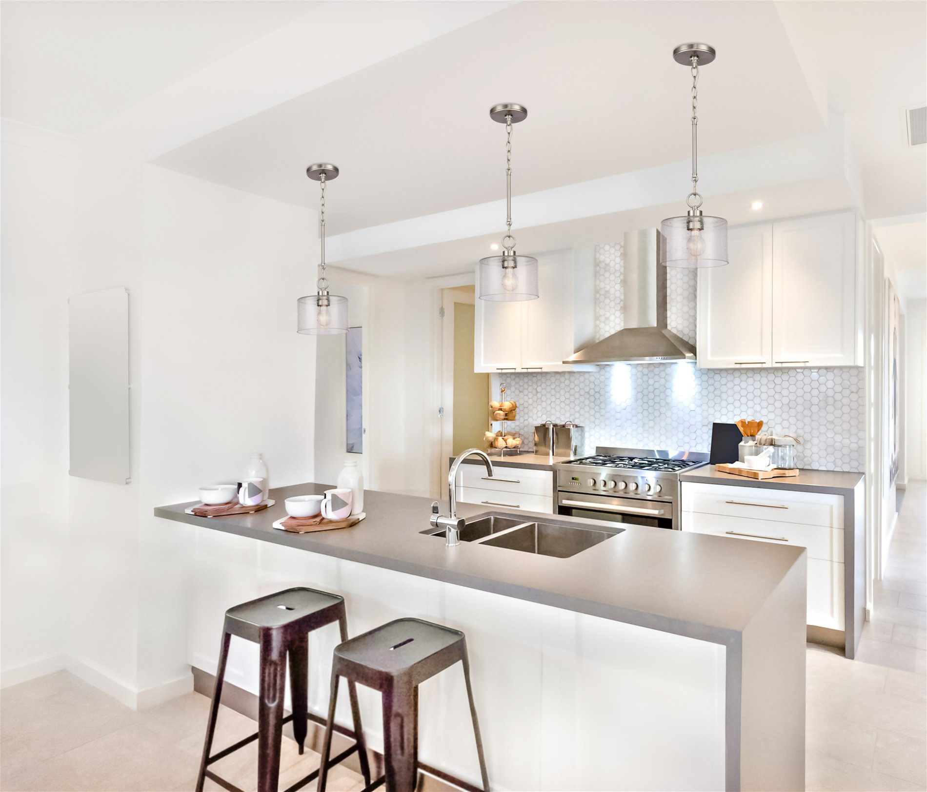 Breakwater Bay Nisha 1 - Light Unique Cylinder Pendant | Wayfair