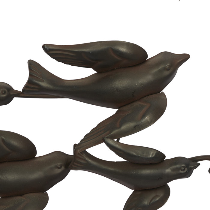 Breakwater Bay Swallow Flock Metal Wall Decor & Reviews | Wayfair