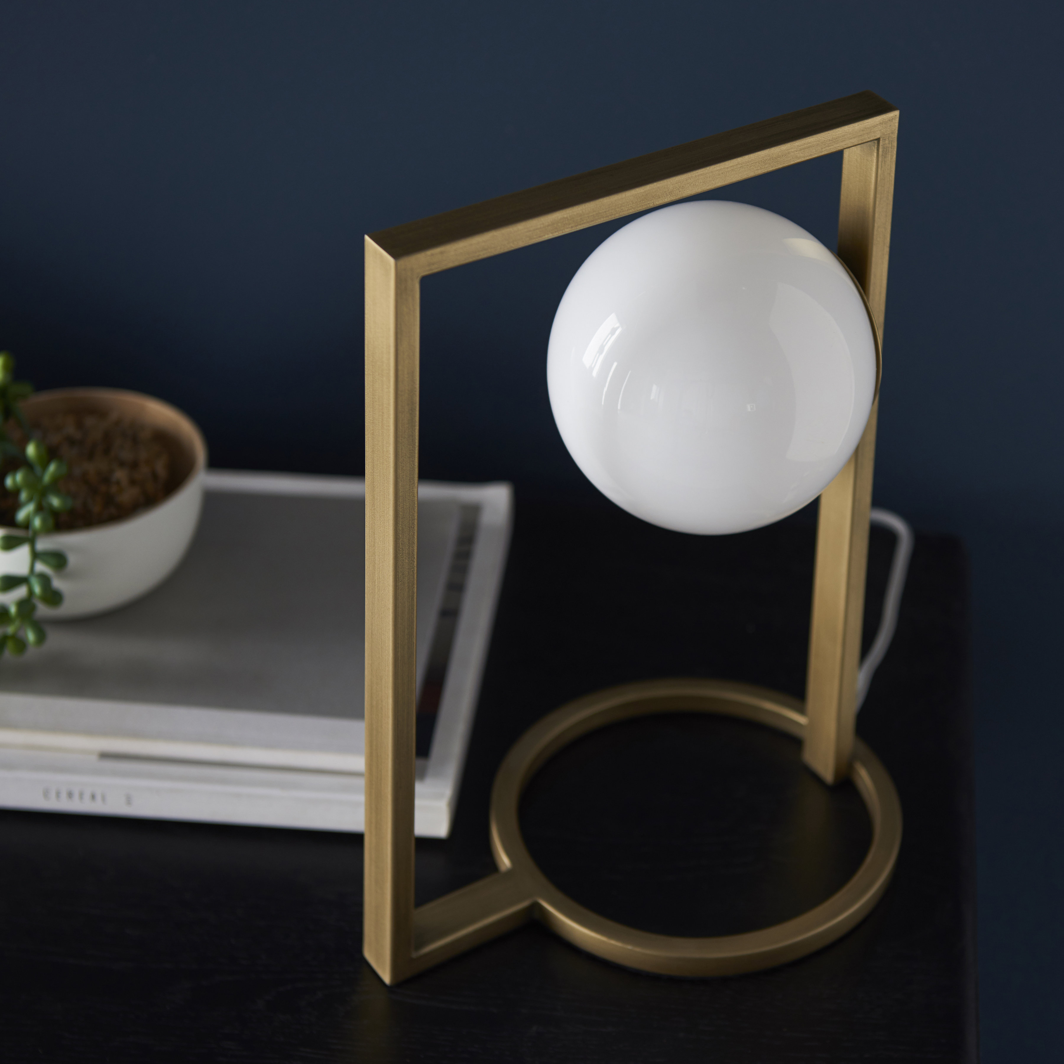 Fairmont Park Natarsha 30Cm Brushed Gold Table Lamp | Wayfair.co.uk