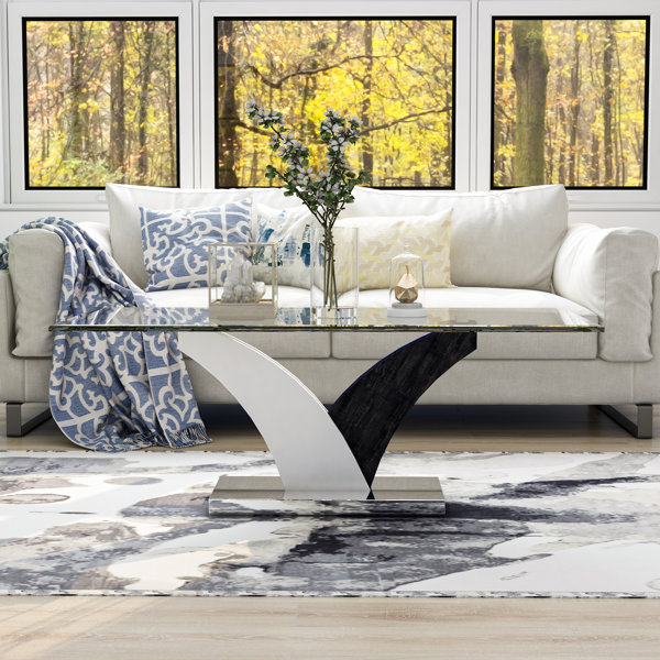 Orren Ellis Jamel Pedestal Coffee Table & Reviews - Wayfair Canada