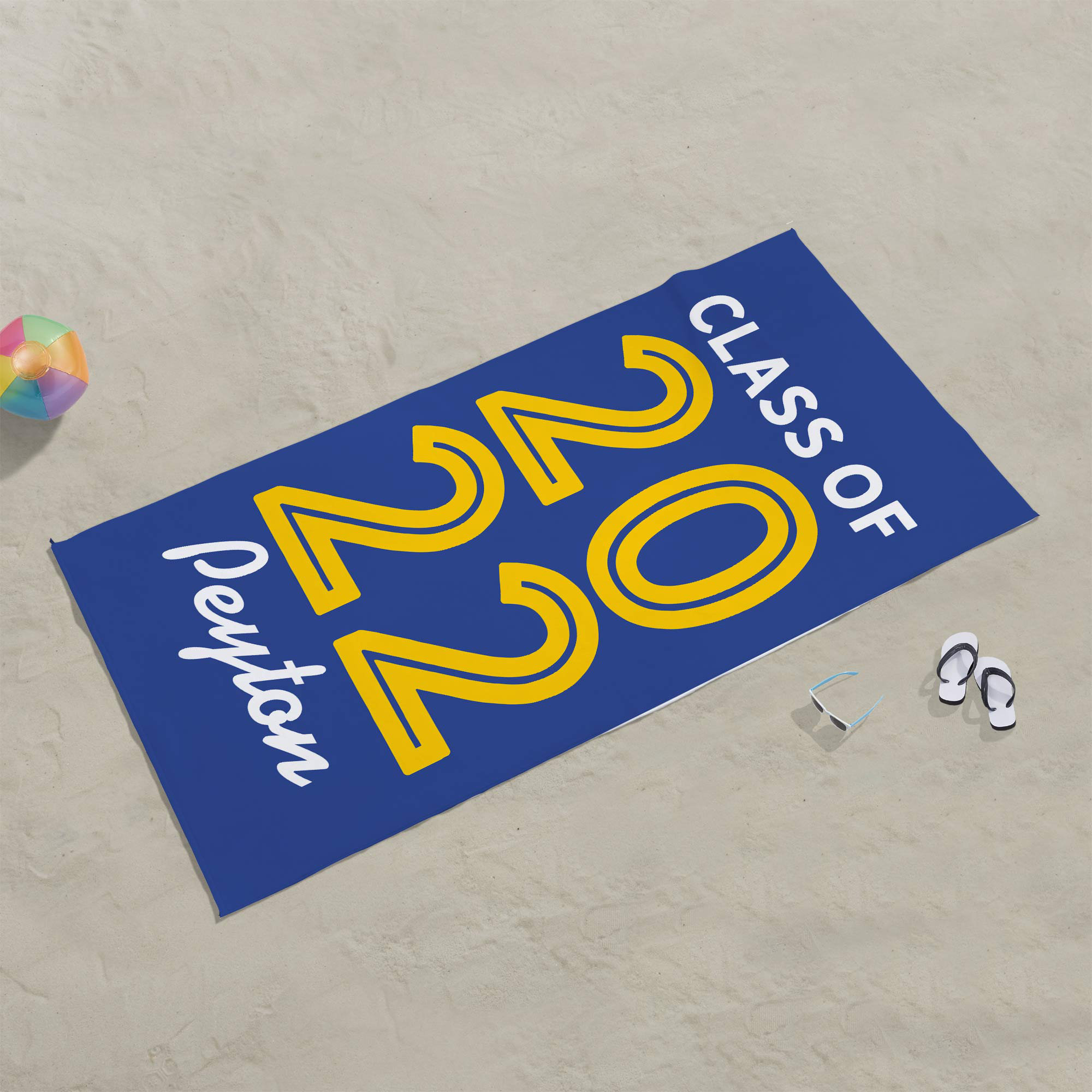 Personalization Mall Graduating Class Beach Towel | Wayfair