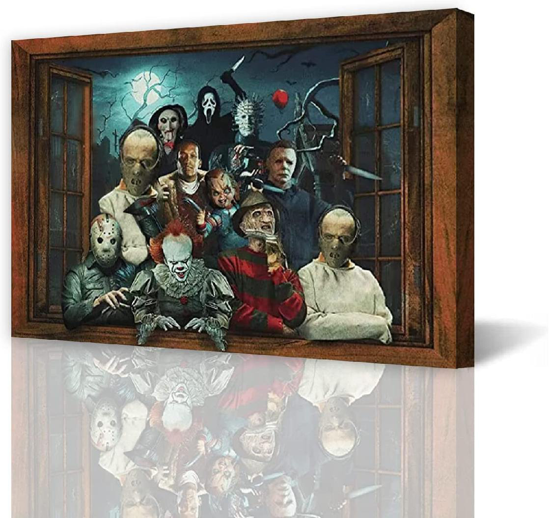 Latitude Run® Horror Movie Posters Wall Décor | Wayfair