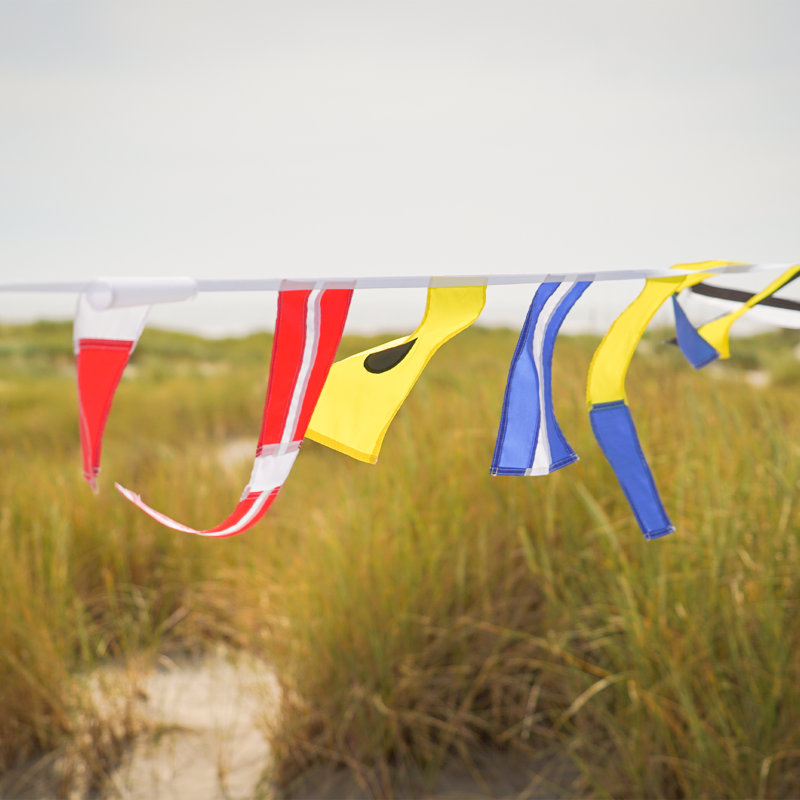 InTheBreeze 40 Piece Maritime Signal Flags On String & Reviews | Wayfair