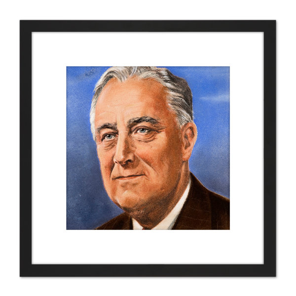 Marlow Home Co. Timym Portrait US President Franklin Roosevelt by ...