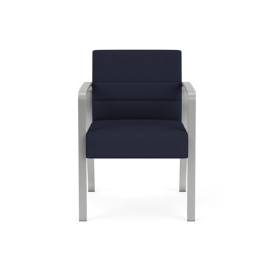 Lesro Waterfall Waiting Reception Guest Chair Metal Frame | Wayfair