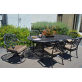 Lark Manor Allene Metal Bar Set with Stools & Reviews | Wayfair