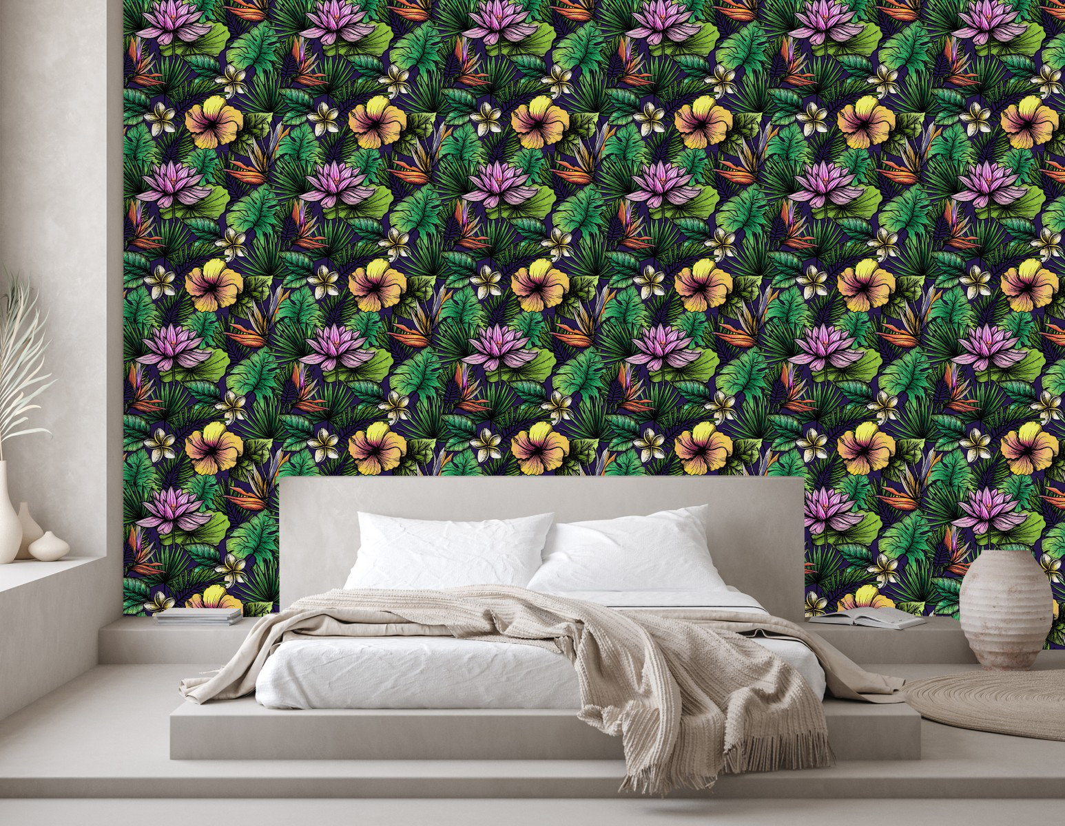 Bay Isle Home Kirbo Peel & Stick Floral Wallpaper | Wayfair