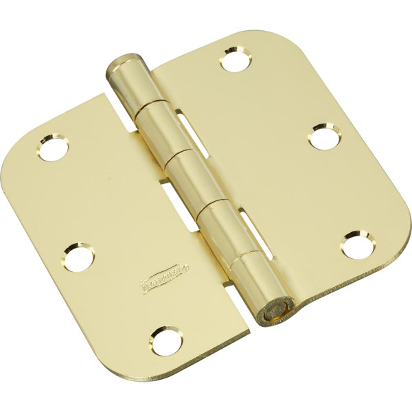 National Hardware 3.5" H x 3.5" W Butt Bearing Single Door Hinge | Wayfair