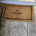 Red Barrel Studio® Martrud Hi I'm Mat 30 in. x 18 in. Non-Slip Outdoor ...