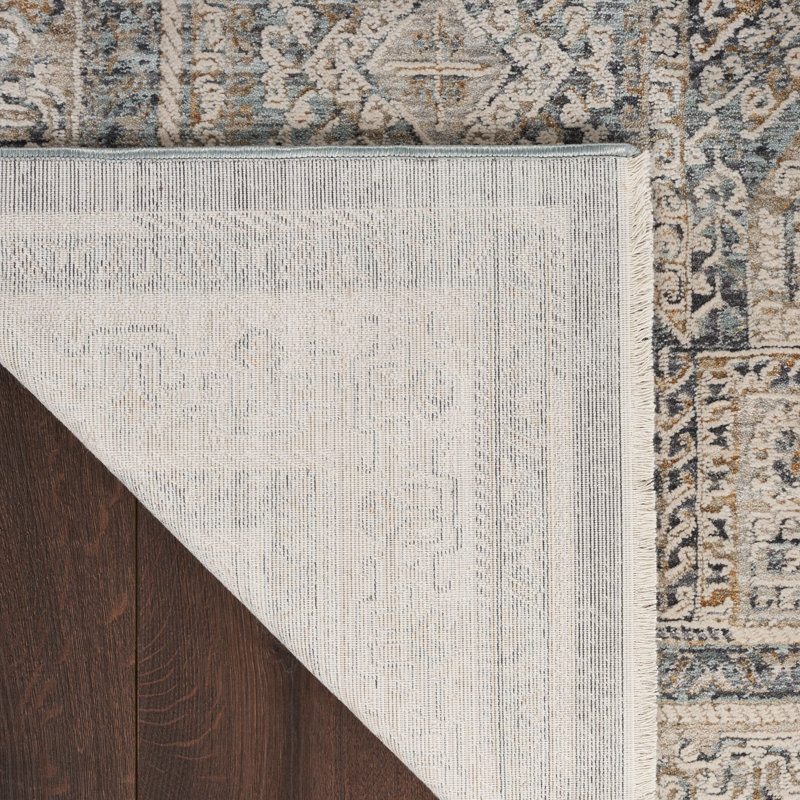 Langley Street Mehdi Gray/Tan Rug | Wayfair