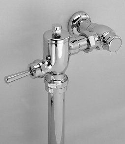 TOTO High Efficiency Manual Toilet Flushometer Valve in Polished Chrome ...