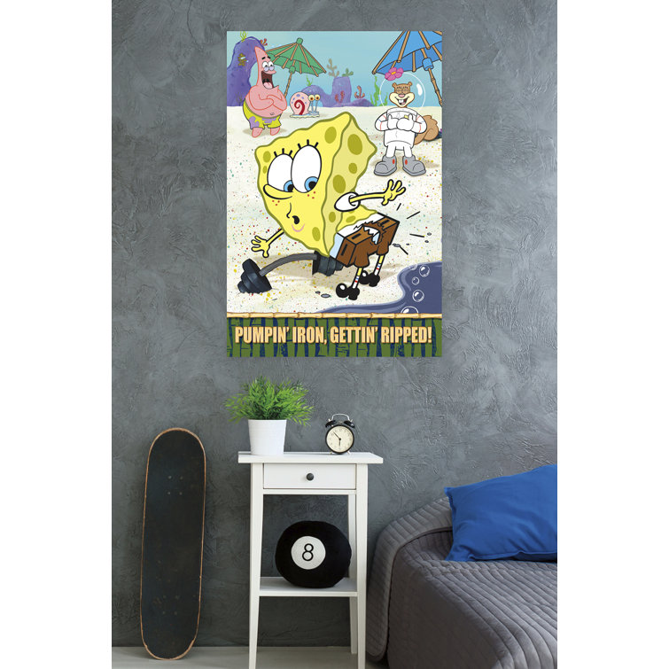 Trends International Spongebob - Ripped Paper Print | Wayfair