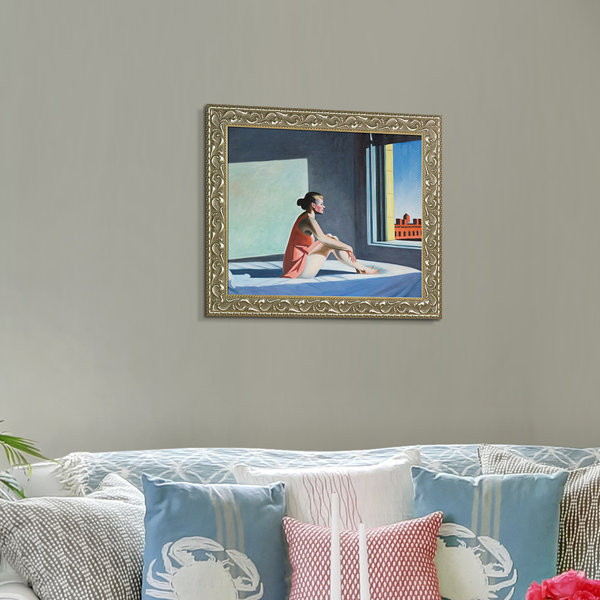 Vault W Artwork Morning Sun, 1952 by Edward Hopper - Print on Canvas ...