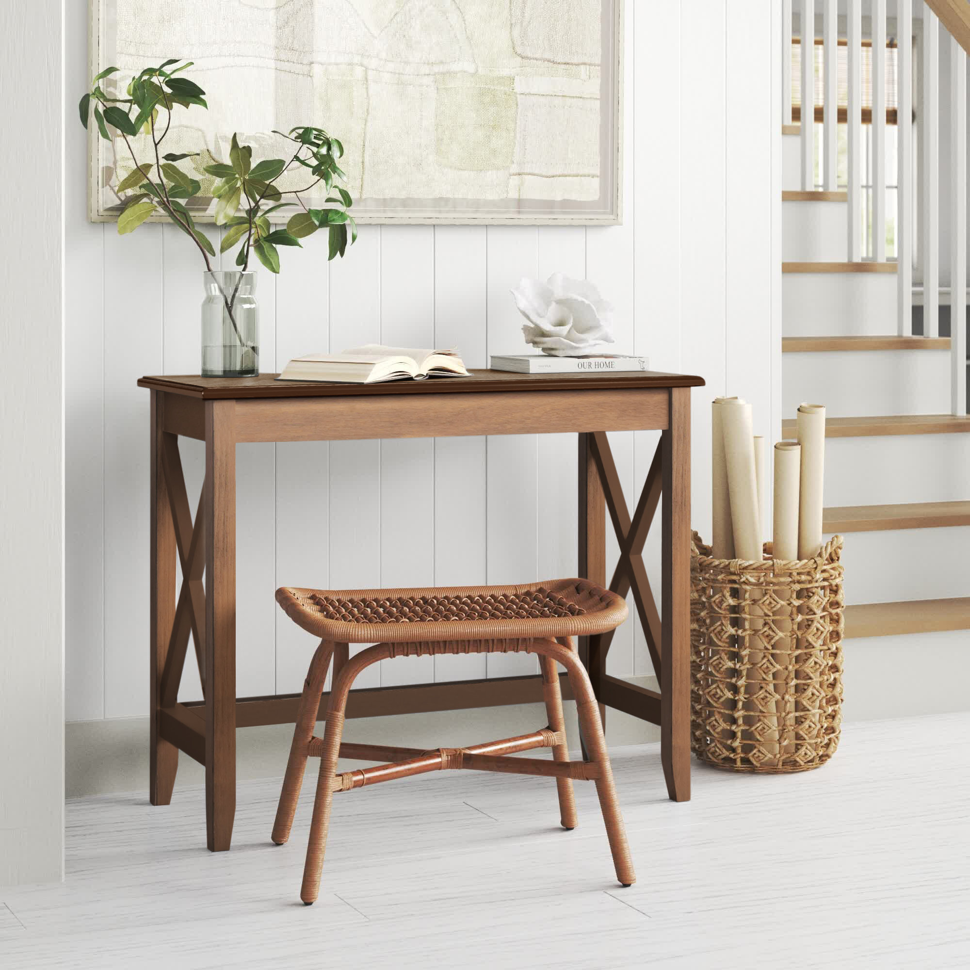 Sand & Stable Kristopher 35.75'' Desk & Reviews | Wayfair