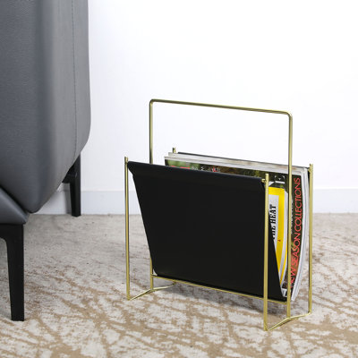 Mercer41 Metal Free Standing Magazine Rack & Reviews | Wayfair